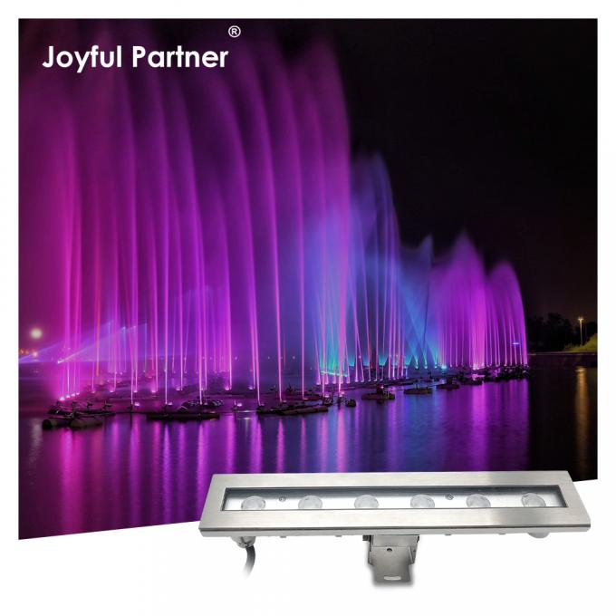 3W 6W 9W Pool Waterfall LED Lights 2700k - 6500k LED Submersible Lights