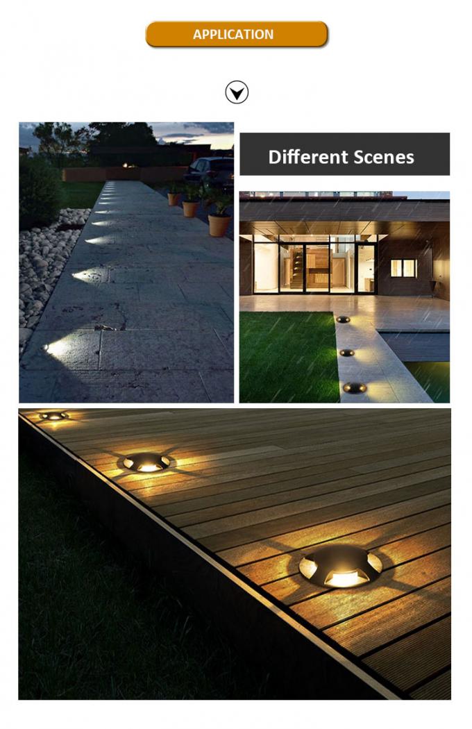 Recessed Deck Light 12V 24V 2W 3W Side Emitting 55MM Diameter With ...