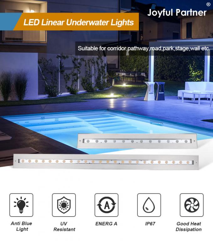 Underwater Linear Light IP68 Outdoor Waterproof Stainless Steel DMX512 ...