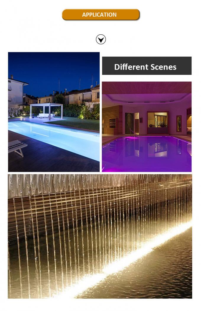 1m IP68 Underwater Linear Light Recessed LED Wall Washer Lighting