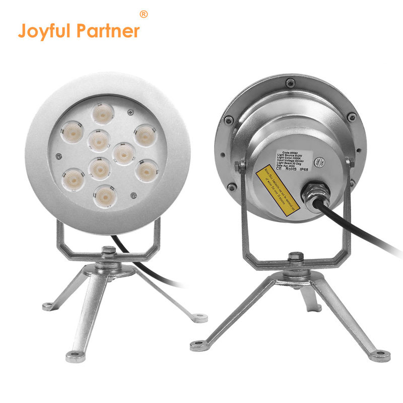 Colorful RGBW Water Fountain LED Lights DMX Control Stainless Steel ...