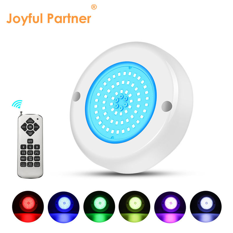 AC 12V Submersible Underwater IP68 RGB Switch Control PC 15W Resin Filled Surface Mounted LED ...