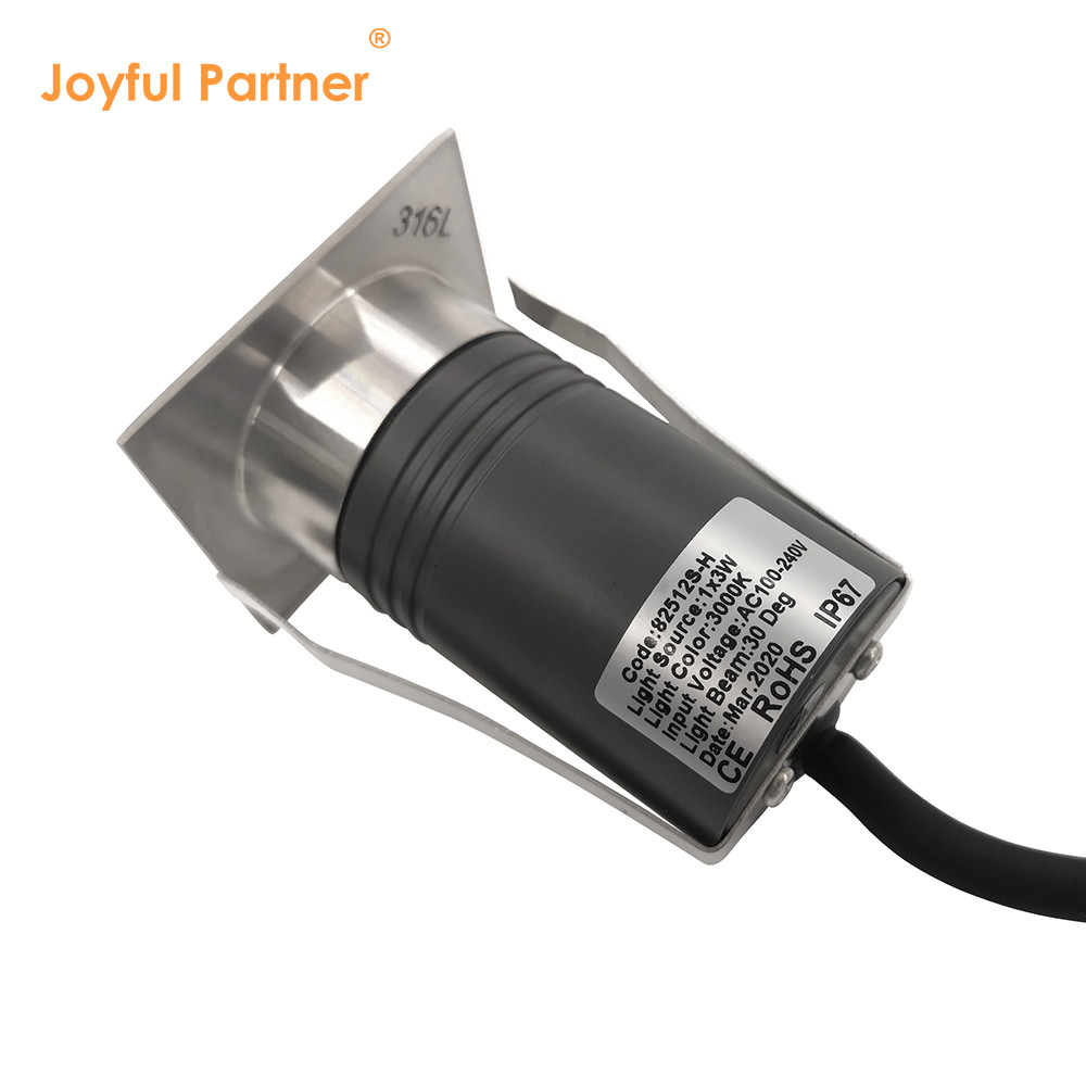 Waterproof 3000K LED Inground Uplight Underground Recessed Floor Luminaires