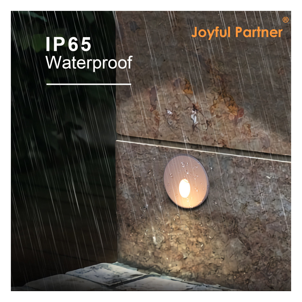 12VDC / 24VDC LED Recessed Wall Light Mini IP65 Recessed Stair Lighting