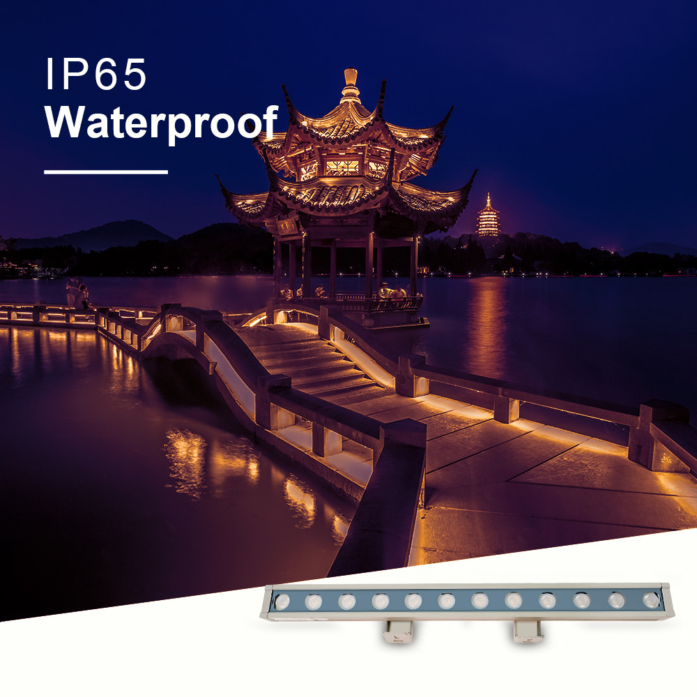 Aluminum Color 18W LED Wall Washer Lights Outdoor Waterproof Linear Light