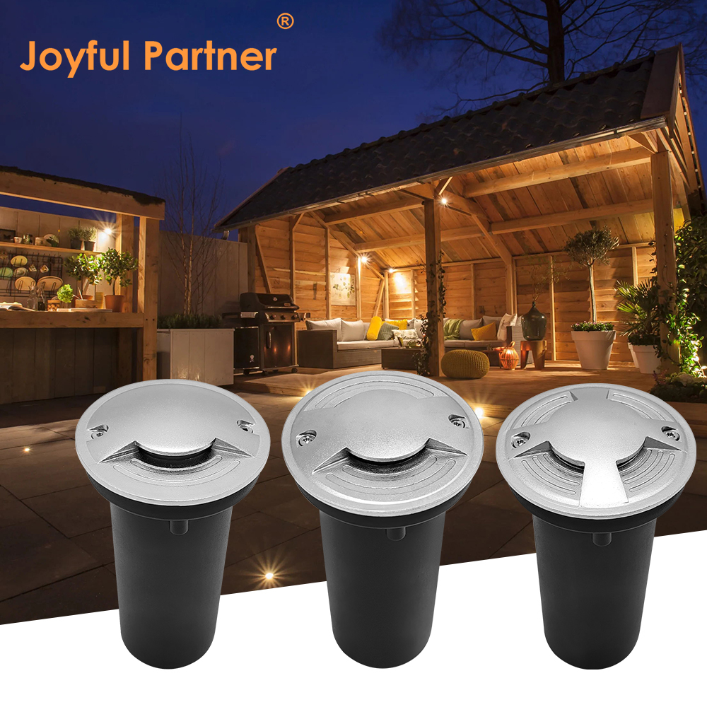DC24V Stainless Steel Inground Lamp One Two Four Side Way View RGB 3in1 ...