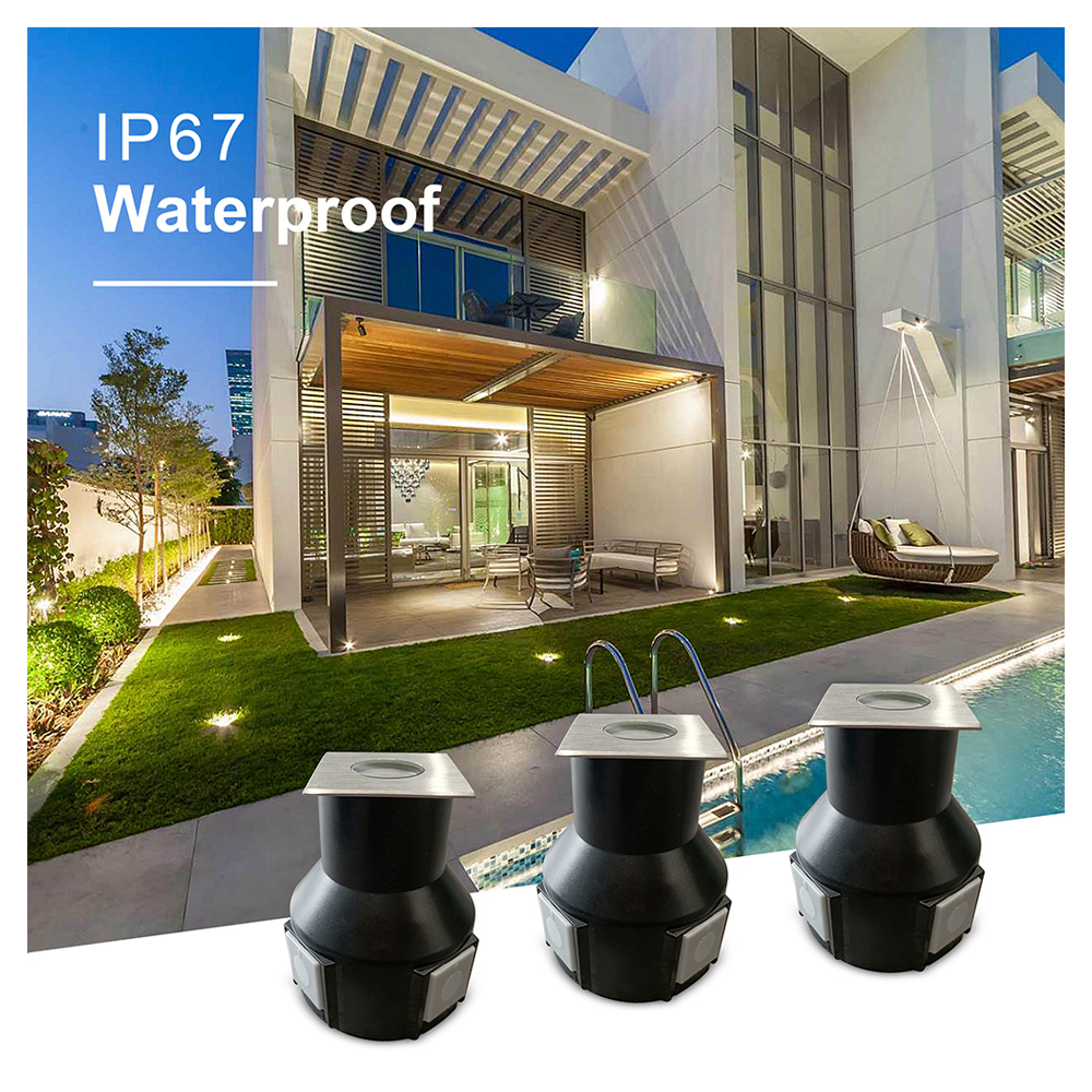 8° Beam Angle IP67 Inground LED Light, DC24V 3W 3000K
